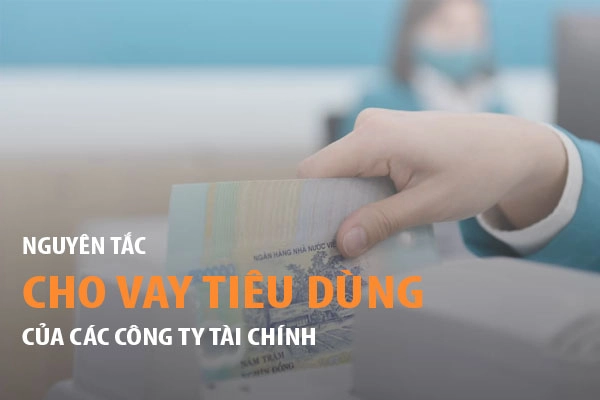 Nguyên tắc cho vay tiêu dùng của các công ty tài chính